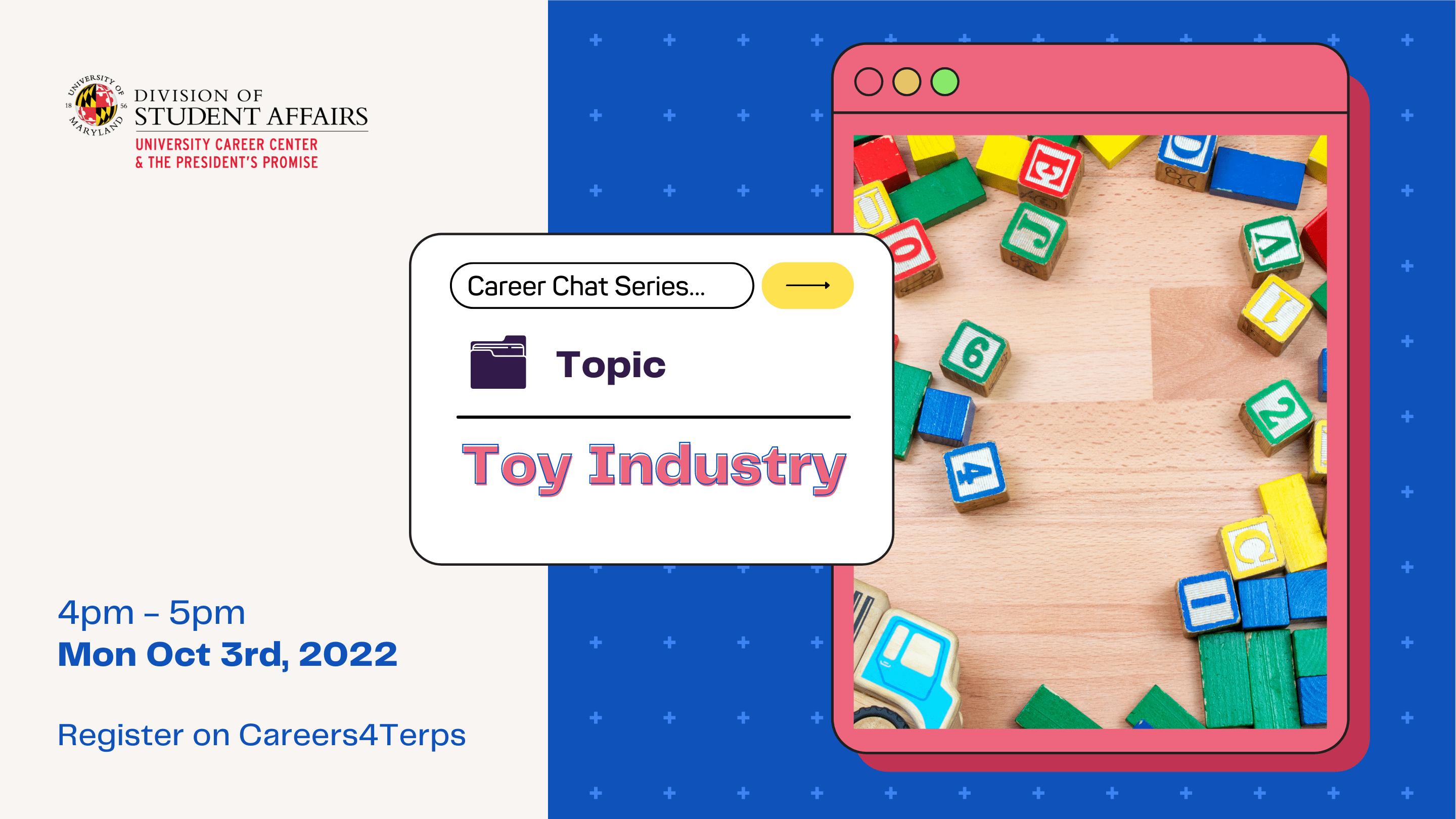 Career Chat: Toy Industry | University Career Center & The President's Promise
